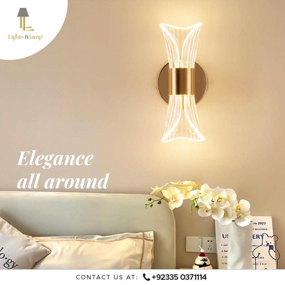 MODERN DECORATIVE WALL SCONE – Lights n Lamp