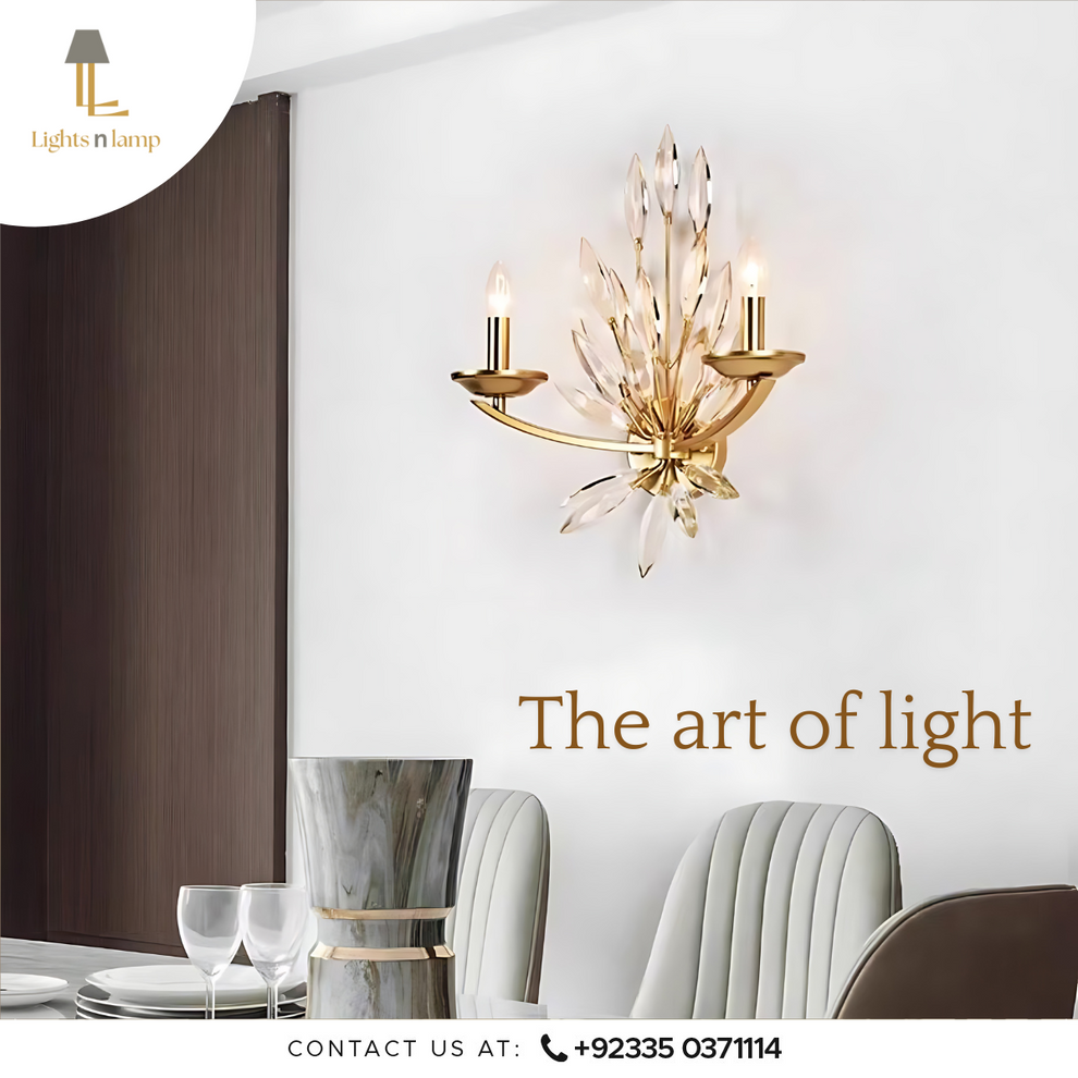 CRYSTAL PETAL WALL LIGHT – Lights n Lamp