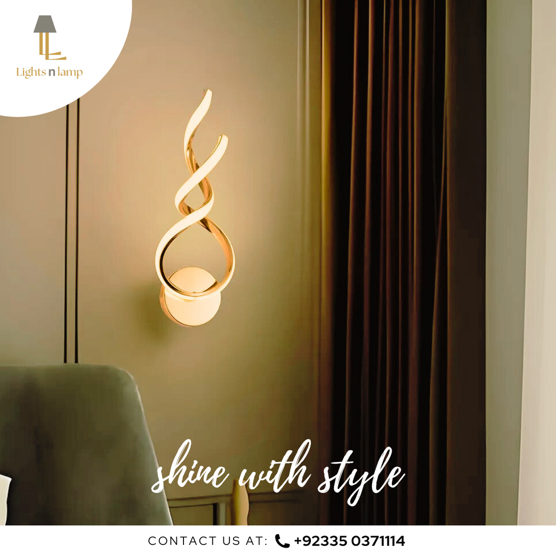 MODERN LED SPIRAL LIGHT – Lights n Lamp